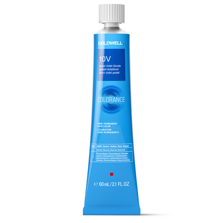GOLDWELL COLORANCE demi-permanent hair color – 10V pastel violet blonde ...